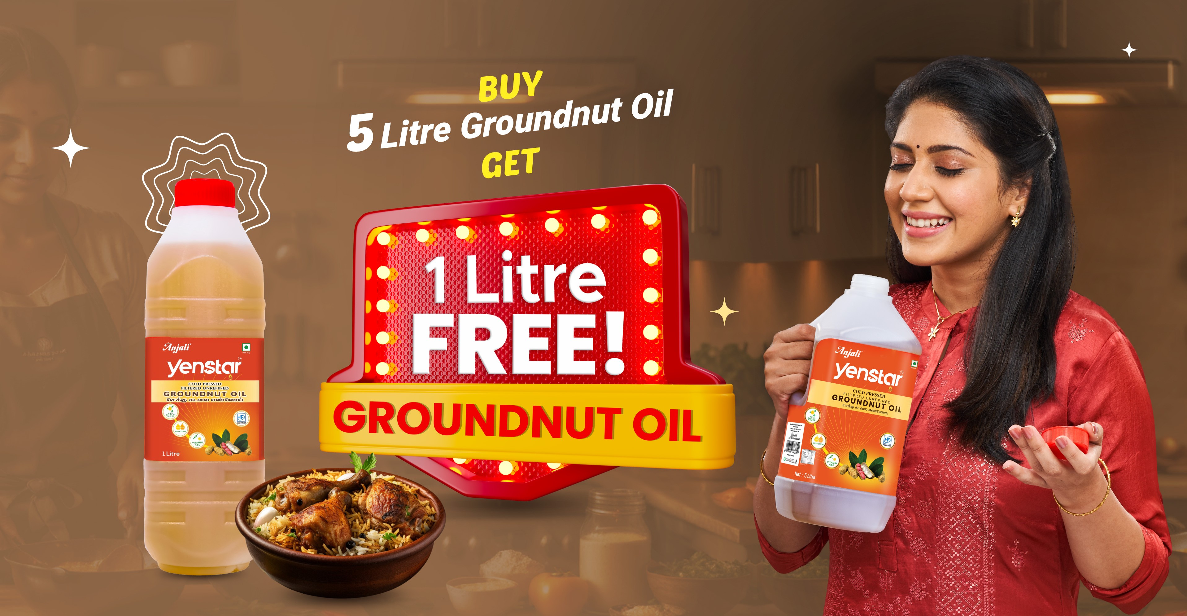 Anjali Sesame oil, gingelly oil, ground nut oil, pulses, rice & millets ...